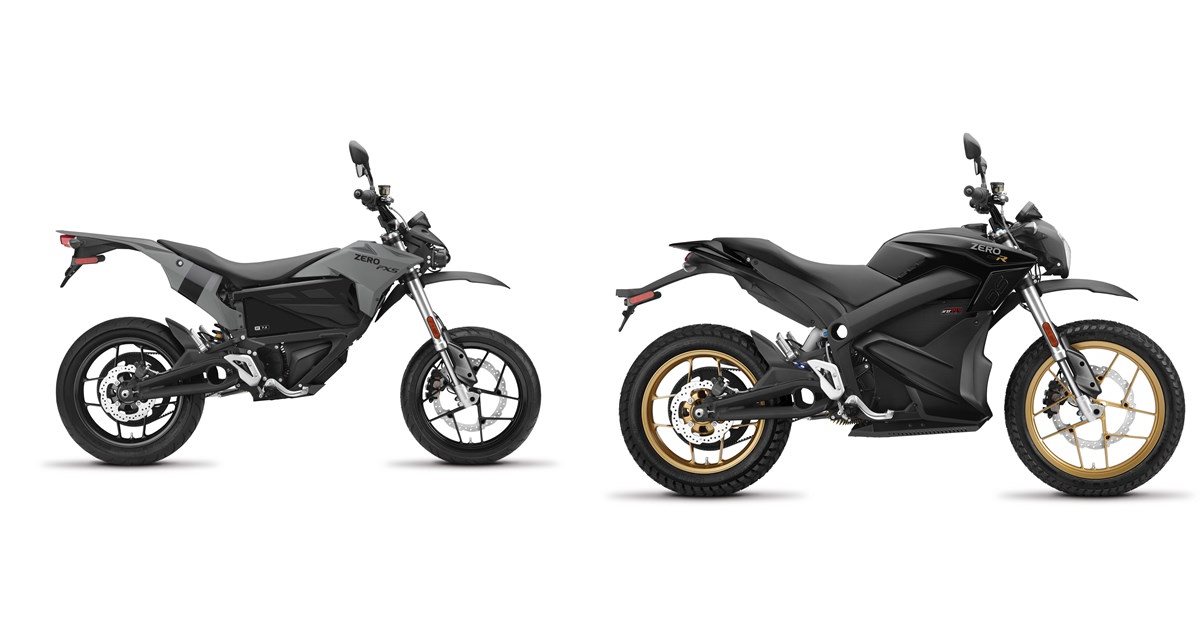 Motorrad Vergleich Zero FXS 2019 vs. Zero DSR 2018