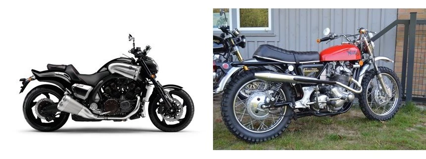 Yamaha V-MAX 2010 vs Norton 750 SS 2022