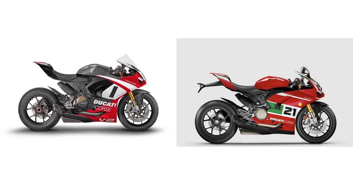 Motorrad Vergleich Ducati Panigale V2 Superquadro Final Edition 2024 vs. Ducati Panigale V2 ...