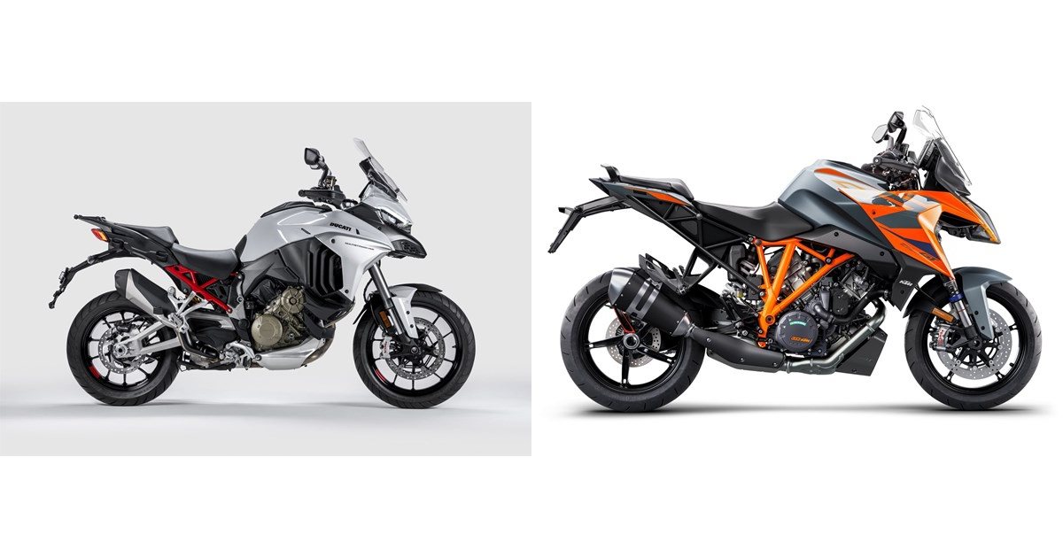 Ducati Multistrada V4 S 2022 vs KTM 1290 Super Duke GT 2024