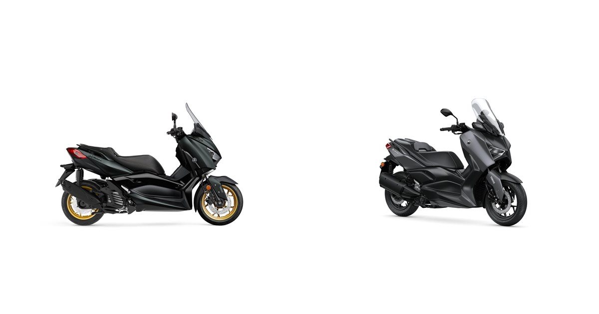 Motorrad Vergleich Yamaha XMAX 125 Tech MAX 2022 vs. Yamaha XMAX 300 2024