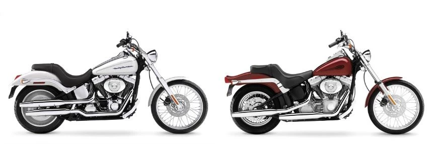 Harley-Davidson Softail Deuce FXSTD 2005 vs Harley-Davidson Softail ...