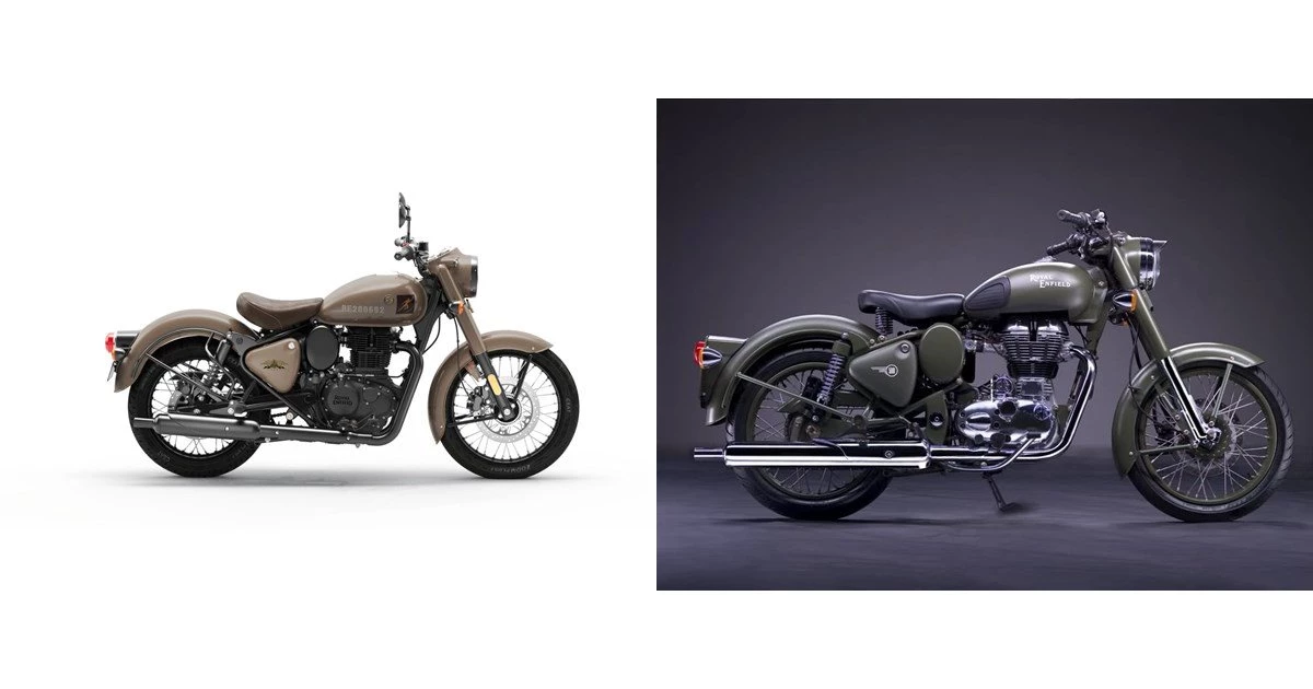 Royal Enfield Classic 350 2024 vs Royal Enfield Bullet 500 Classic EFI ...