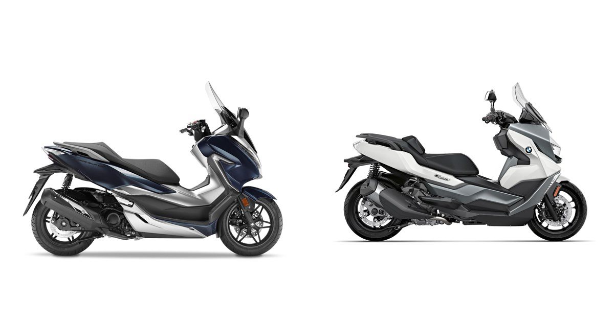 Honda Forza 300 2018 vs BMW C 400 GT 2019