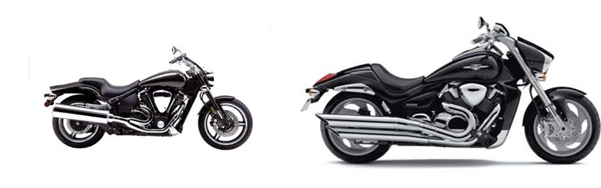 Motorrad Vergleich Yamaha Road Star Warrior 2006 vs. Suzuki Intruder ...