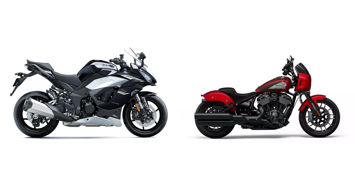 Kawasaki Ninja 1000SX 2022 vs Indian Sport Chief 2024