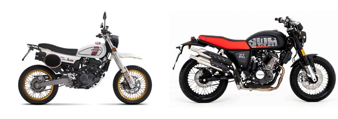 Mash X-Ride 125 2022 vs SWM Ace of Spades 125 2024