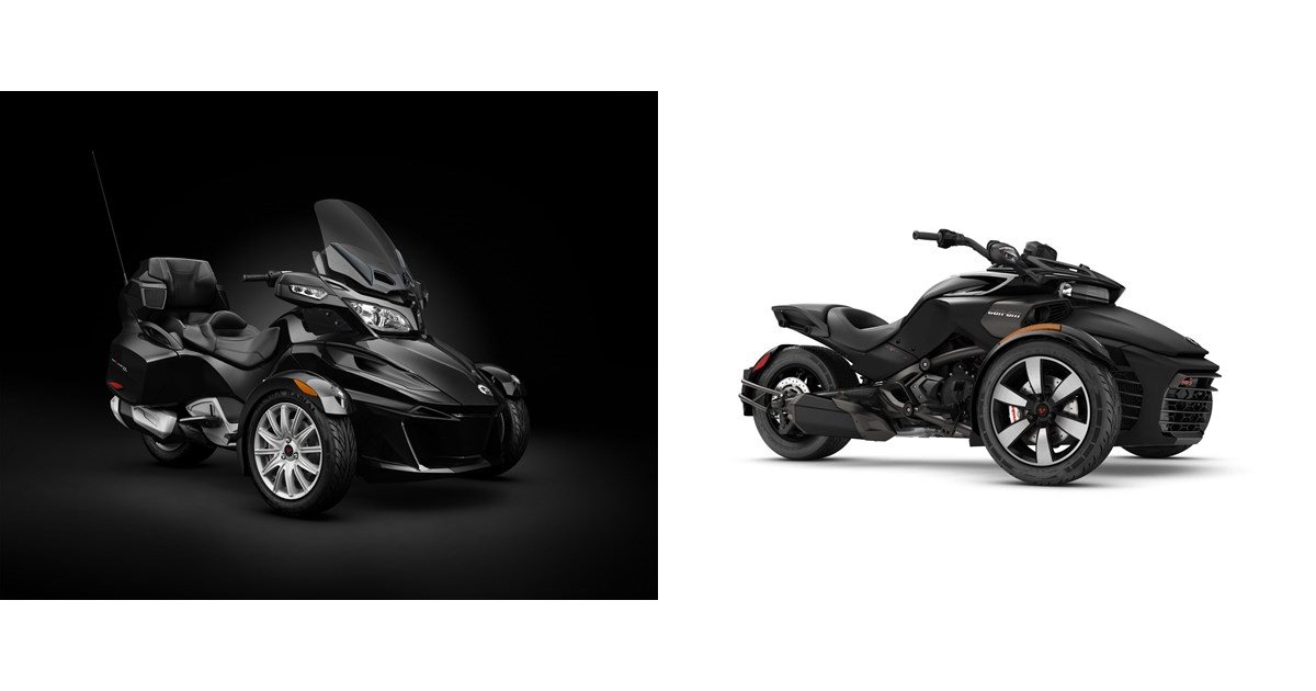 Can-Am Spyder RT 2016 vs Can-Am Spyder F3-S 2017