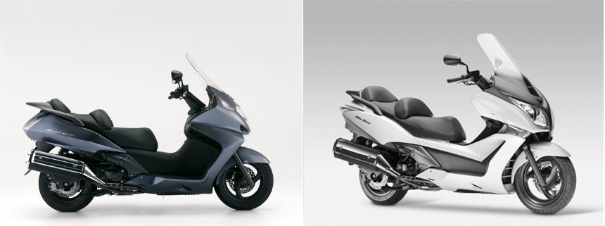 Motorrad Vergleich Honda FSS 400 Silver Wing 2008 vs. Honda SW-T 400 2010