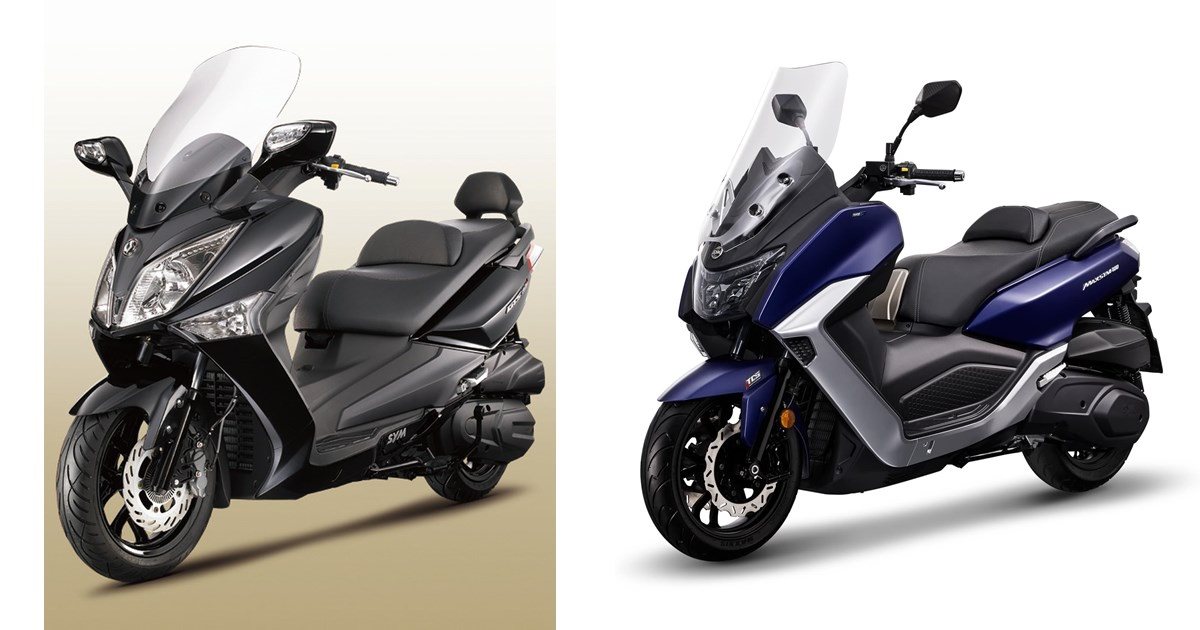 Motorrad Vergleich Sym GTS 300i 2016 vs. Sym MaxSym 400i 2024
