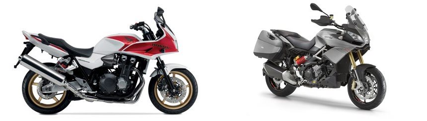 Motorrad Vergleich Honda CB 1300 S 2011 vs. Aprilia Caponord 1200 ABS ...
