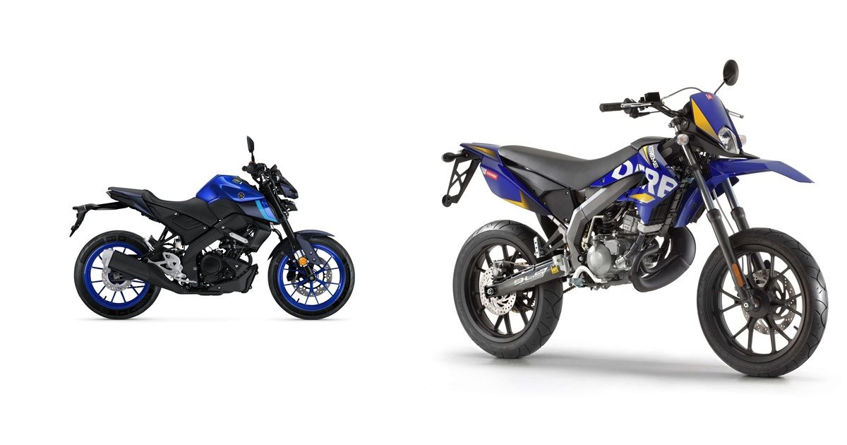 Yamaha MT-125 2023 vs Derbi Senda DRD X-Treme 50 SM 2014