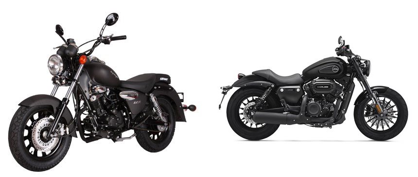 Keeway Superlight 125 2012 vs Keeway V-Cruise 2023
