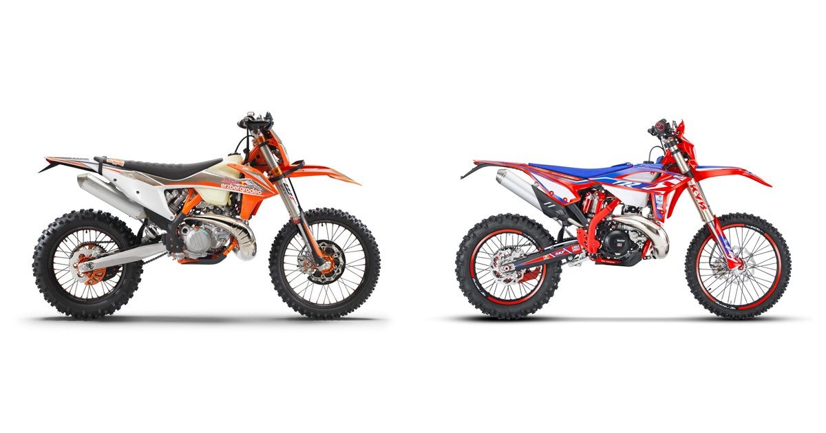 Motorrad Vergleich KTM 300 EXC TPI Erzberg Edition 2022 vs. Beta RR 300 Racing 2022