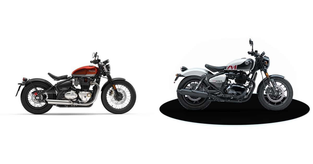 Triumph Bonneville Bobber 2019 vs Royal Enfield Shotgun 650 2024