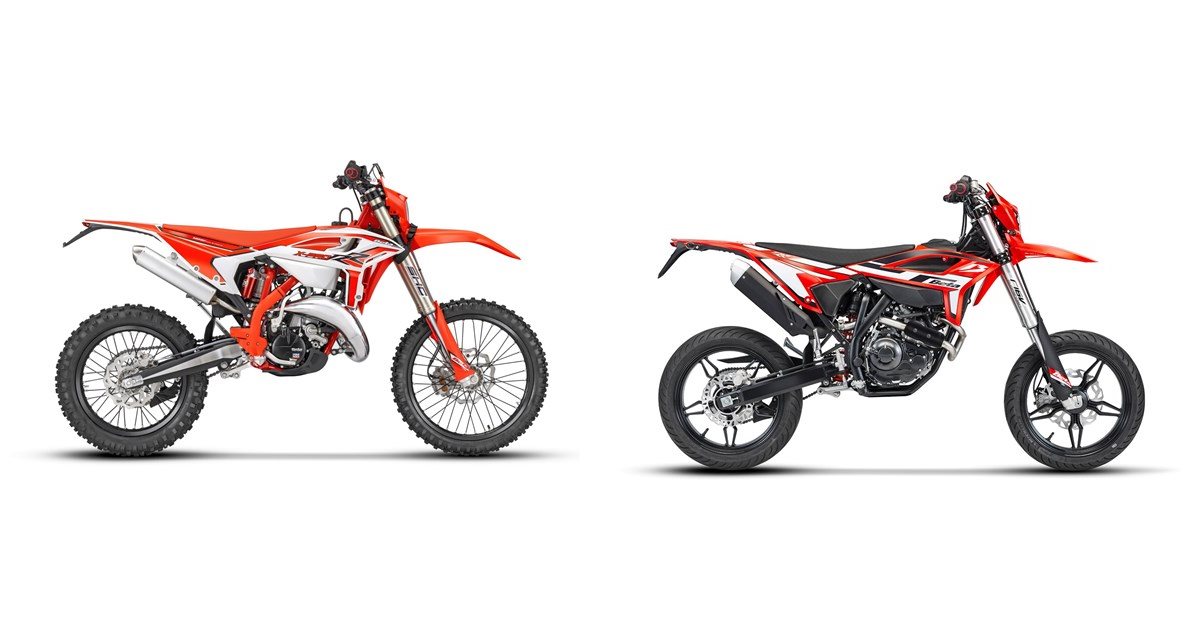 Motorrad Vergleich Beta RR X-PRO 2T 125 2025 vs. Beta RR Motard 125 T 2024