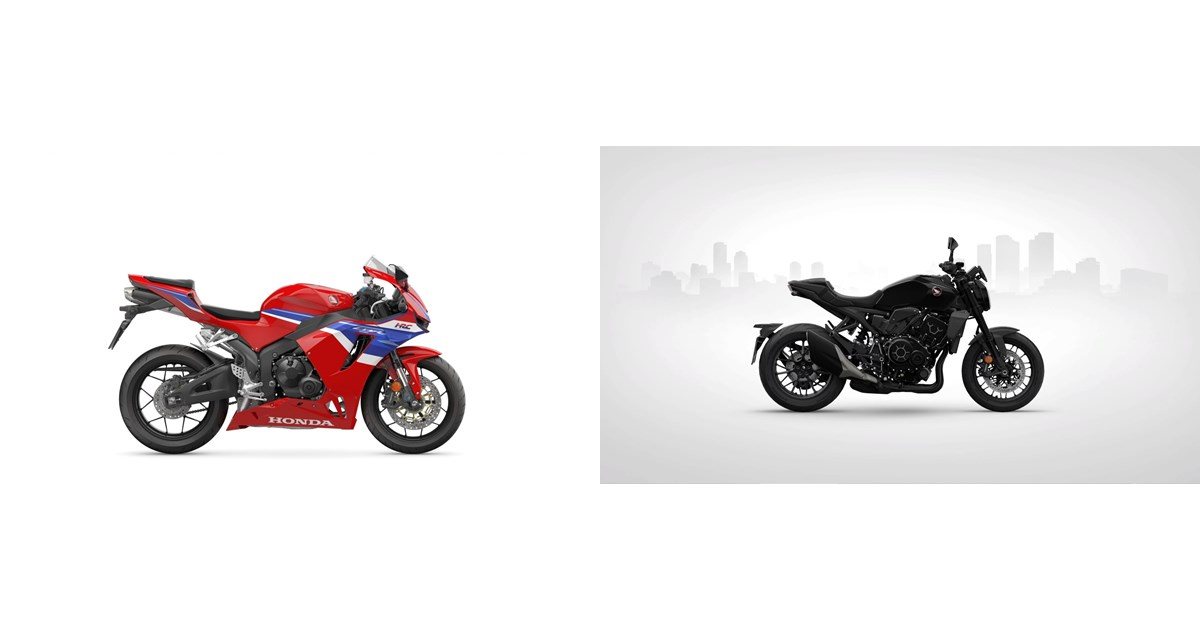 Motorrad Vergleich Honda CBR600RR 2024 vs. Honda CB1000R Black Edition 2024