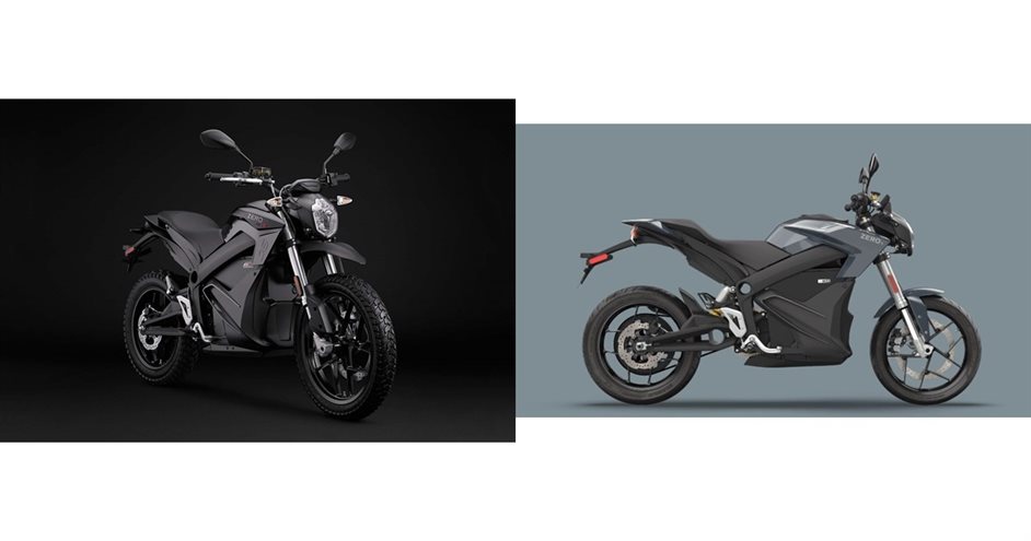 Motorrad Vergleich Zero DSR 2017 vs. Zero S 2023