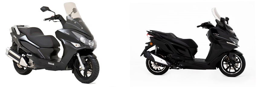 Motorrad Vergleich Daelim S3 125 2011 vs. Daelim XQ1 2022