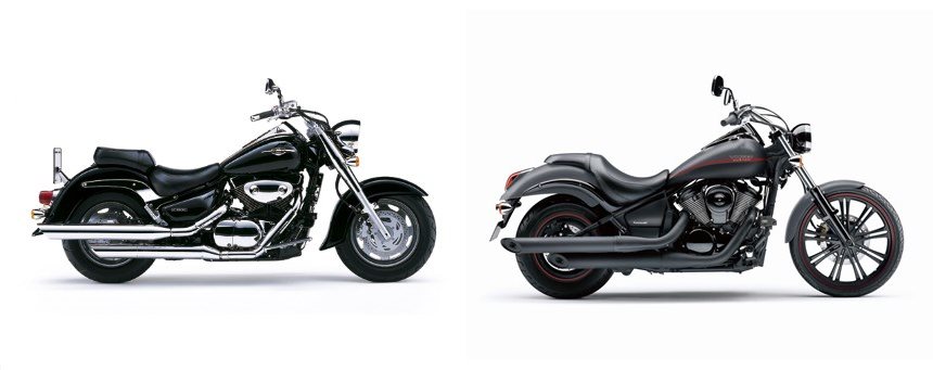 Suzuki Intruder VL 1500 LC 2005 vs Kawasaki Vulcan 900 Custom 2015