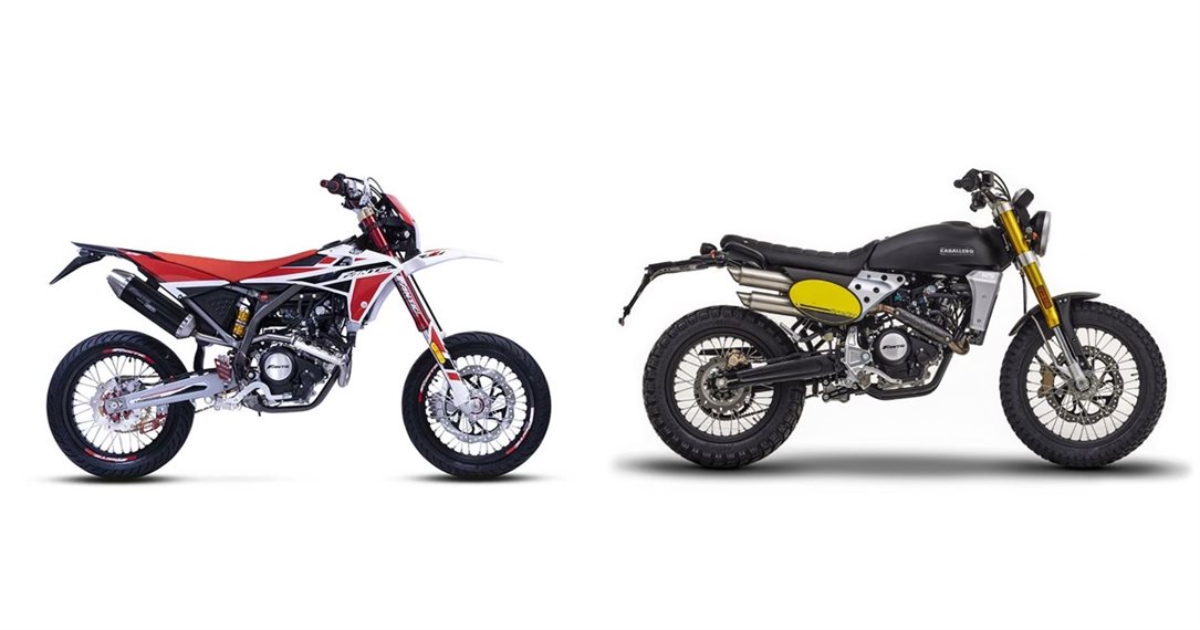 Motorrad Vergleich Fantic XMF 125 Competition 2021 vs. Fantic Caballero ...