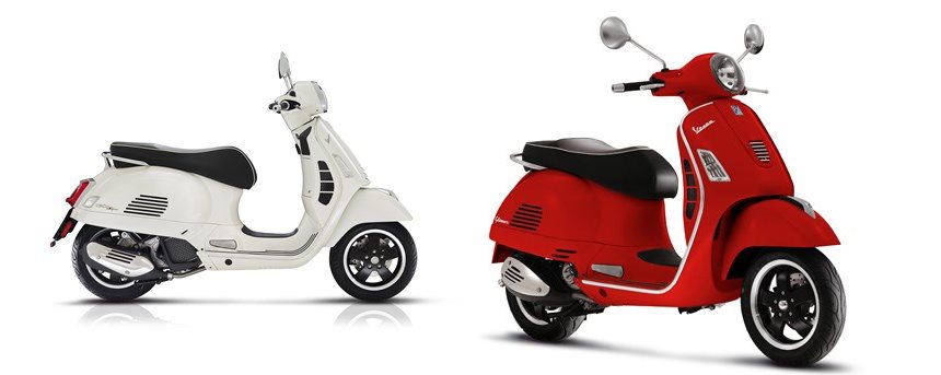 Motorrad Vergleich Vespa GTS 125 ie Super 2019 vs. Vespa GTS 125 ie Super 2009
