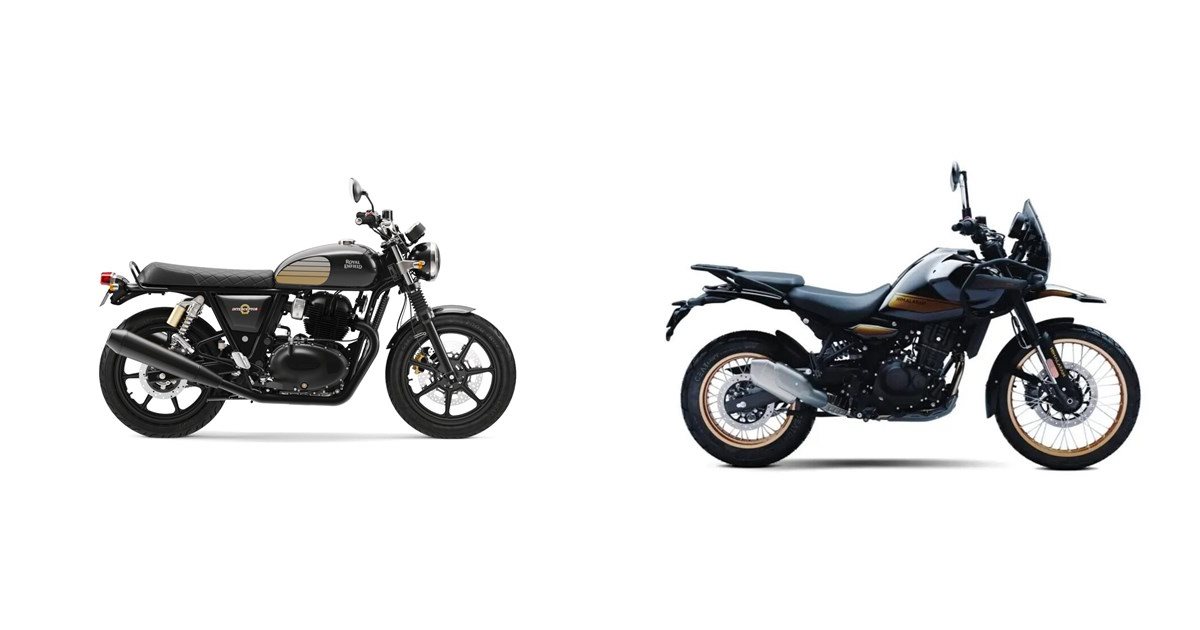 Motorrad Vergleich Royal Enfield Interceptor 650 2024 vs. Royal Enfield ...