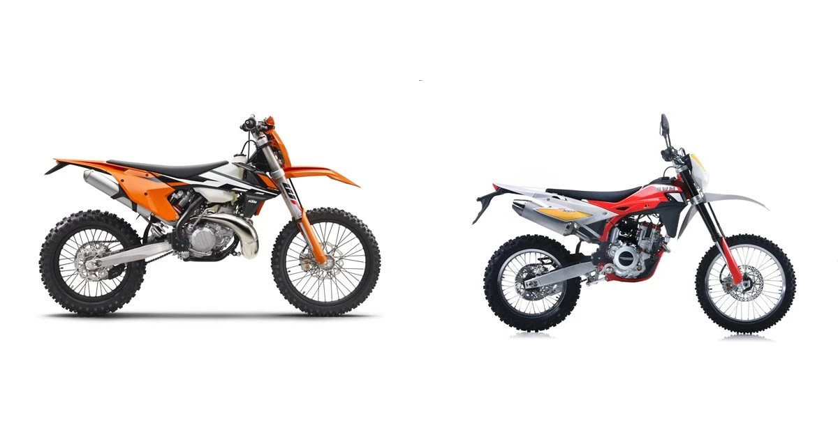 Motorrad Vergleich KTM 300 EXC 2017 vs. SWM RS 300 R 2018