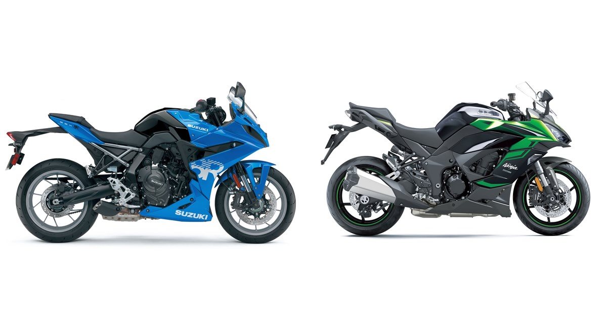 Motorrad Vergleich Suzuki GSX-8R 2024 vs. Kawasaki Ninja 1000SX 2024