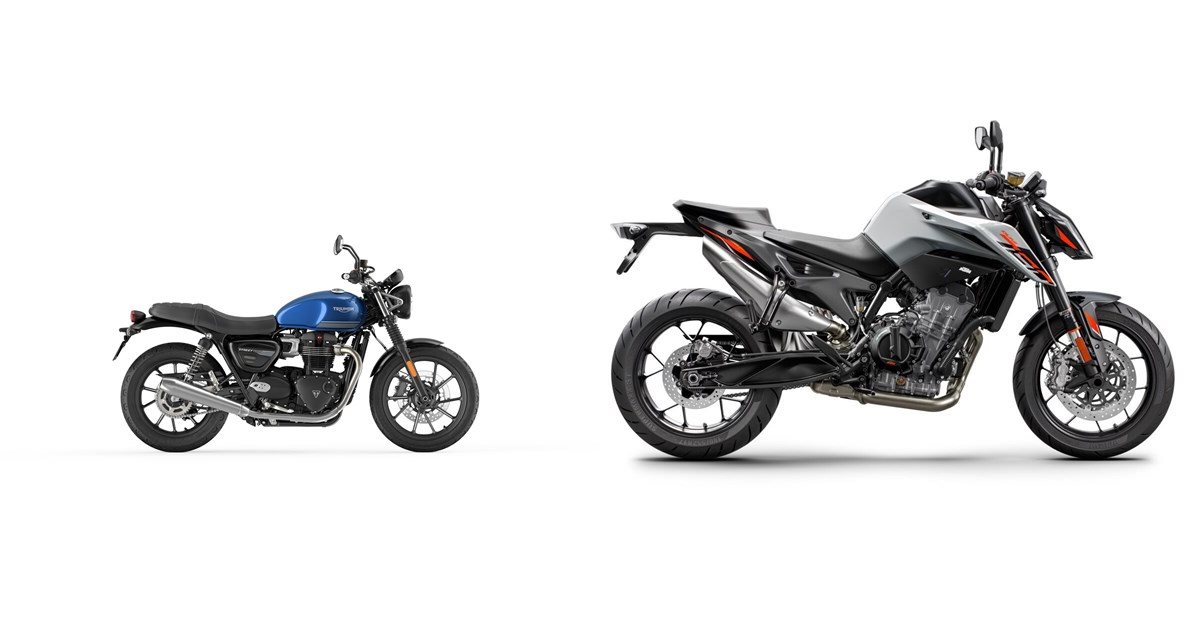 Triumph Street Twin 2021 vs KTM 790 Duke 2024