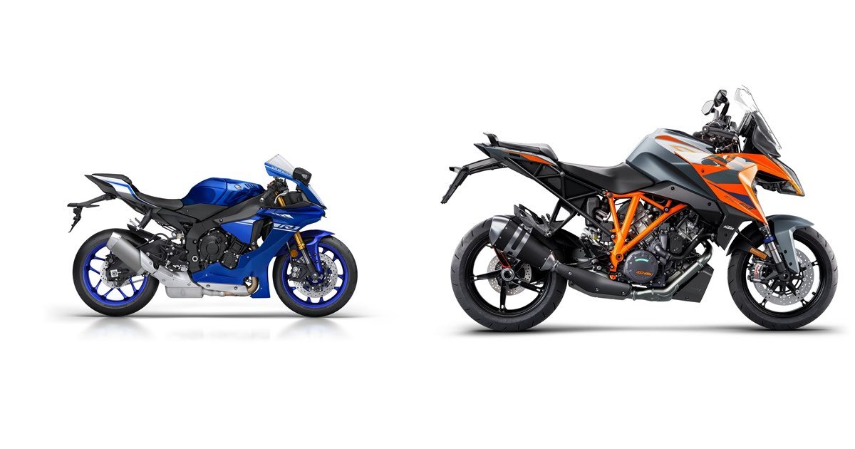 Yamaha R1 2019 vs KTM 1290 Super Duke GT 2024