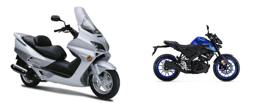 Honda NSS 250 Jazz 2005 vs Yamaha MT-125 2023