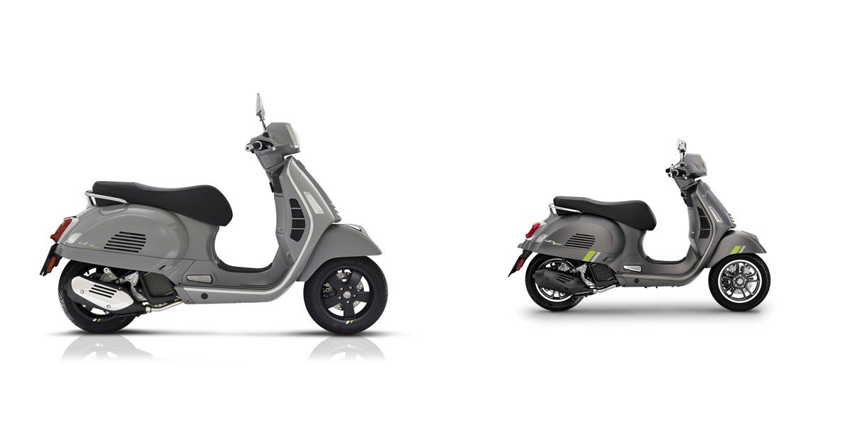 Motorrad Vergleich Vespa GTS 125ie Super Tech 2020 vs. Vespa GTS 125 Super Tech 2024
