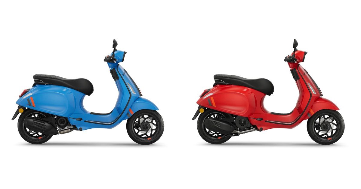 Motorrad Vergleich Vespa Sprint 50 S 2024 vs. Vespa Sprint 125 S 2024