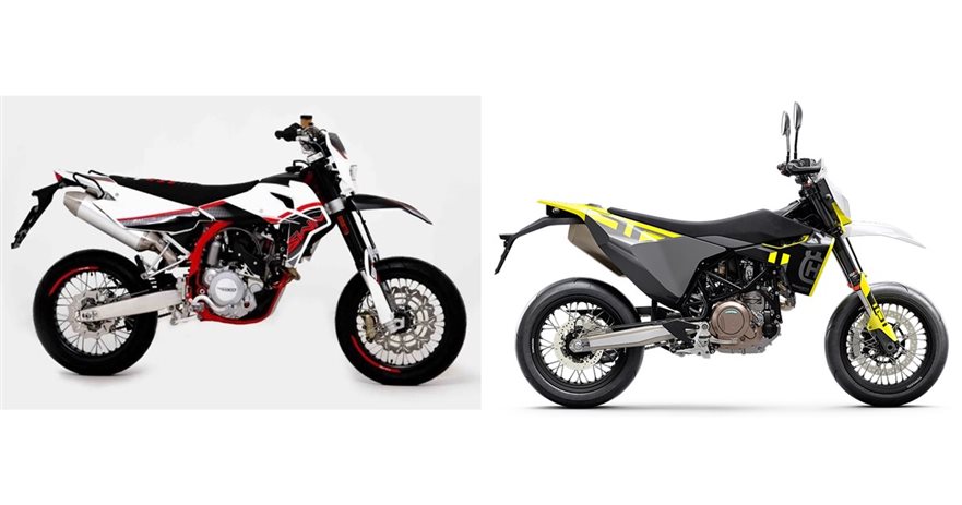 SWM SM 500 R 2024 vs Husqvarna 701 Supermoto 2023
