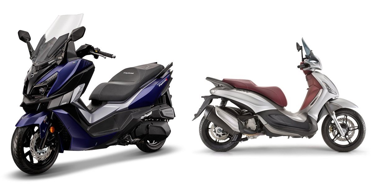 Motorrad Vergleich Sym Cruisym 300 2022 vs. Piaggio Beverly 350ie Sport ...