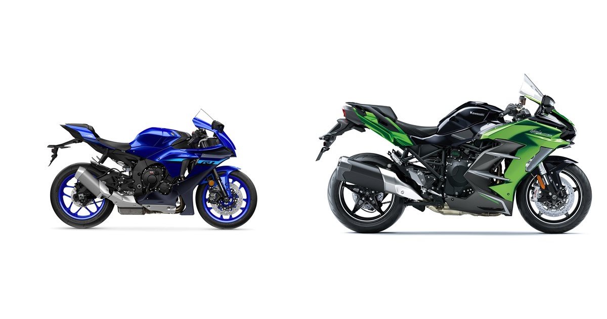 Yamaha R1 2024 vs Kawasaki Ninja H2 SX SE 2025