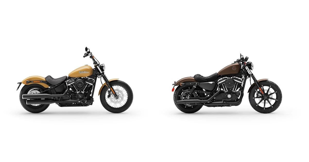 Motorrad Vergleich Harley-Davidson Softail Street Bob FXBB 2020 vs ...