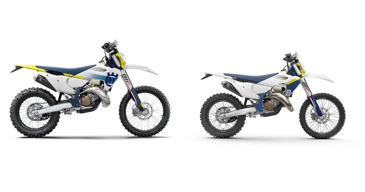 Motorrad Vergleich Husqvarna TE 150 2024 vs. Husqvarna TE 125 2025