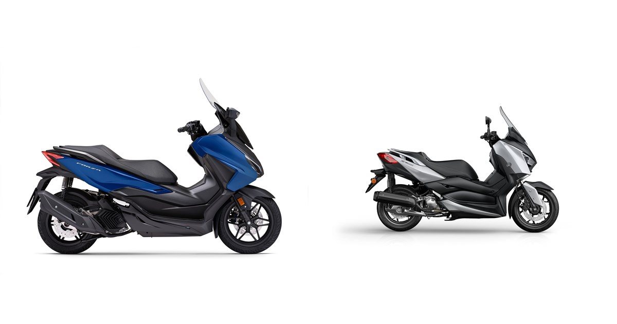 Honda Forza 125 2024 vs Yamaha XMAX 125 2020