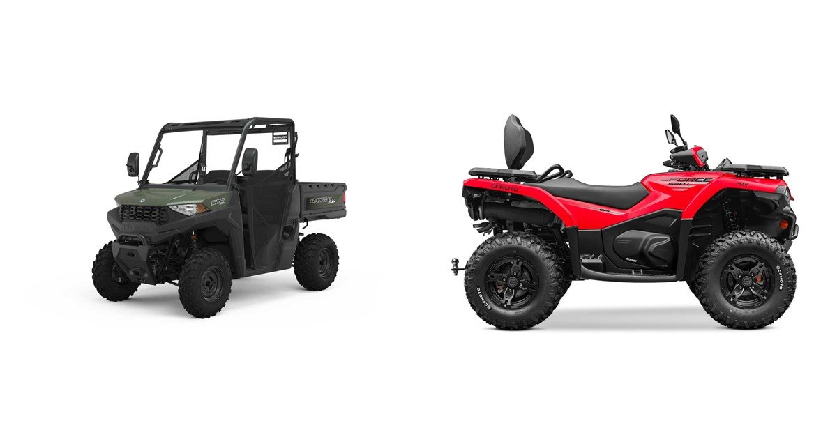 Motorrad Vergleich Polaris Ranger 570 EPS 2023 vs. CFMOTO CFORCE 520 L ...