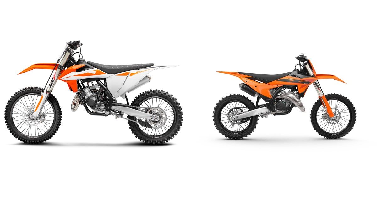 Motorrad Vergleich KTM 125 SX 2019 vs. KTM 125 SX 2025
