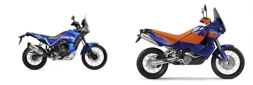 Yamaha Tenere 700 World Rally 2024 vs KTM 950 Adventure S 2005