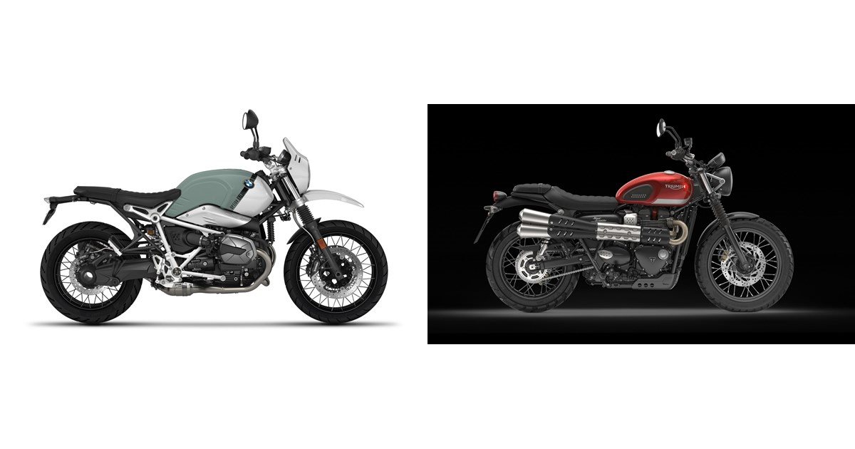 Motorrad Vergleich BMW R nineT Urban G/S 2023 vs. Triumph Street ...