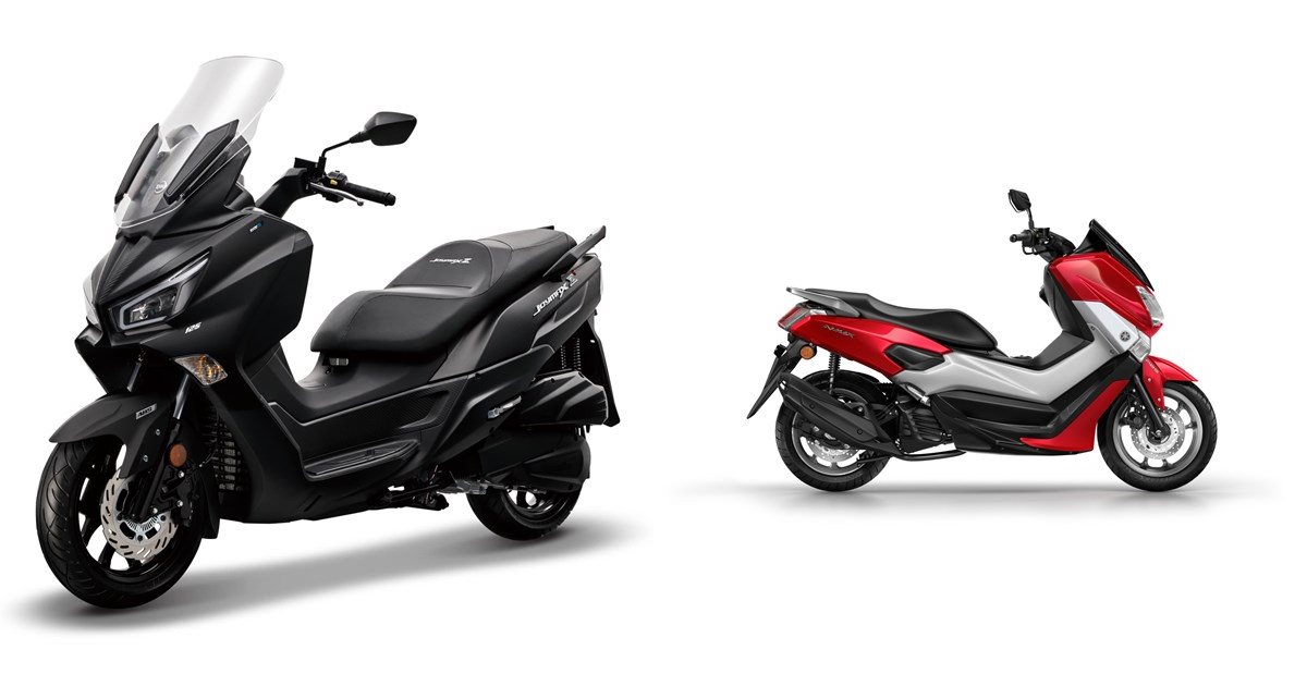 Sym Joymax Z+ 125 2021 vs Yamaha NMAX 125 2017