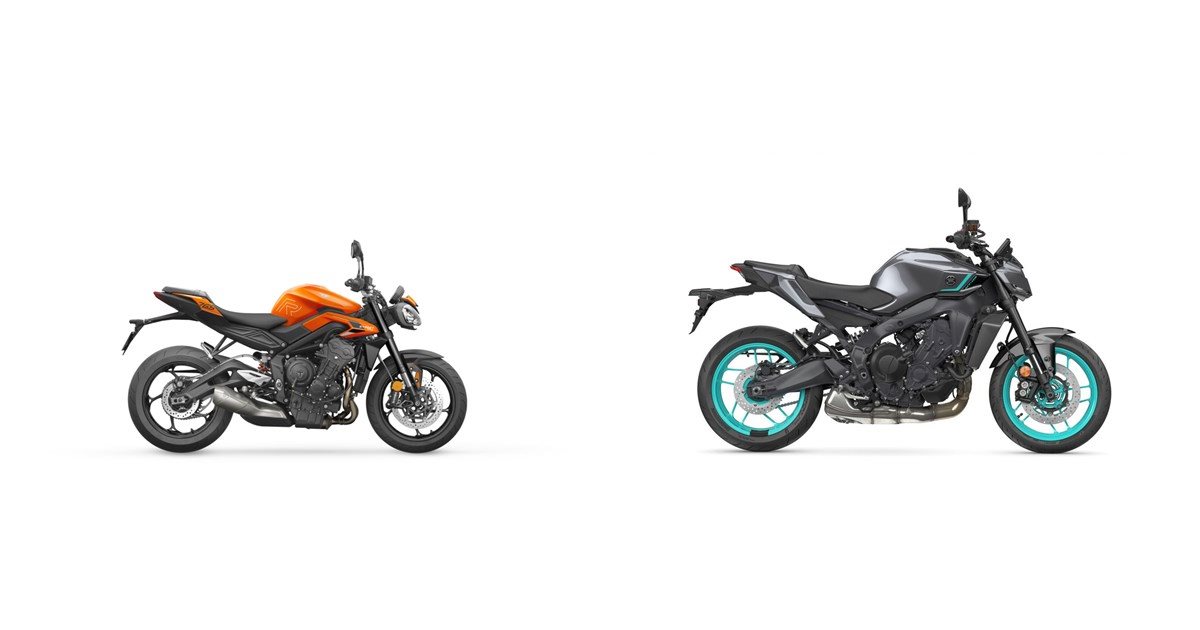 Confronto tra moto Triumph Street Triple 765 R A2 2024 VS. Yamaha MT-09 ...