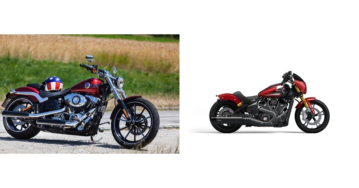 Motorrad Vergleich Harley-Davidson Softail Breakout FXSB 2013 vs ...