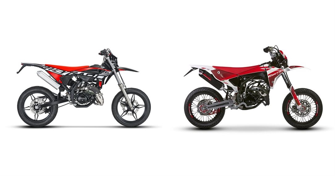 Beta RR 50 Motard 2021 vs Fantic XM 50 Performance 2024