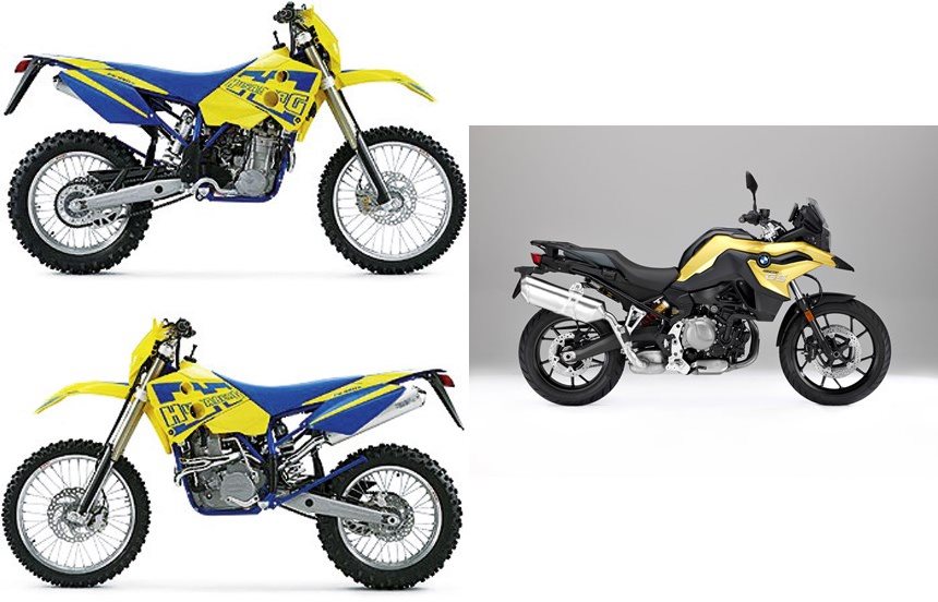 Motorrad Vergleich Husaberg FE 450 E 2005 vs. BMW F 750 GS 2019