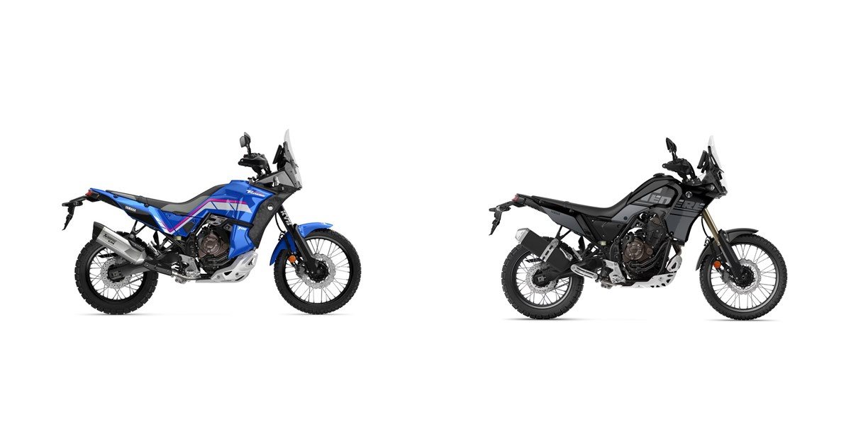 Motorrad Vergleich Yamaha Tenere 700 World Rally 2024 vs. Yamaha Tenere ...